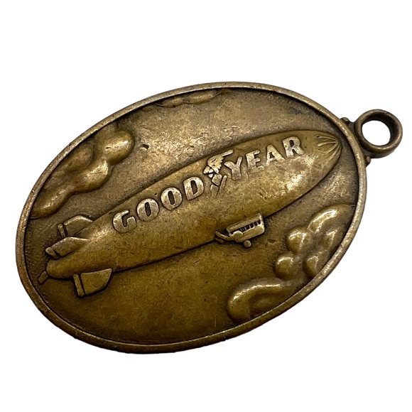 Gooodyear | Other | Vintage Goodyear Blimp Key Tag Fob 72351 Cleveland ...